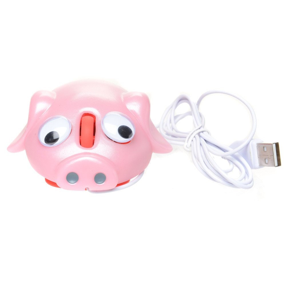 Pig Computer Mouse With Bobble Eyes and Mood Light - Etsy
