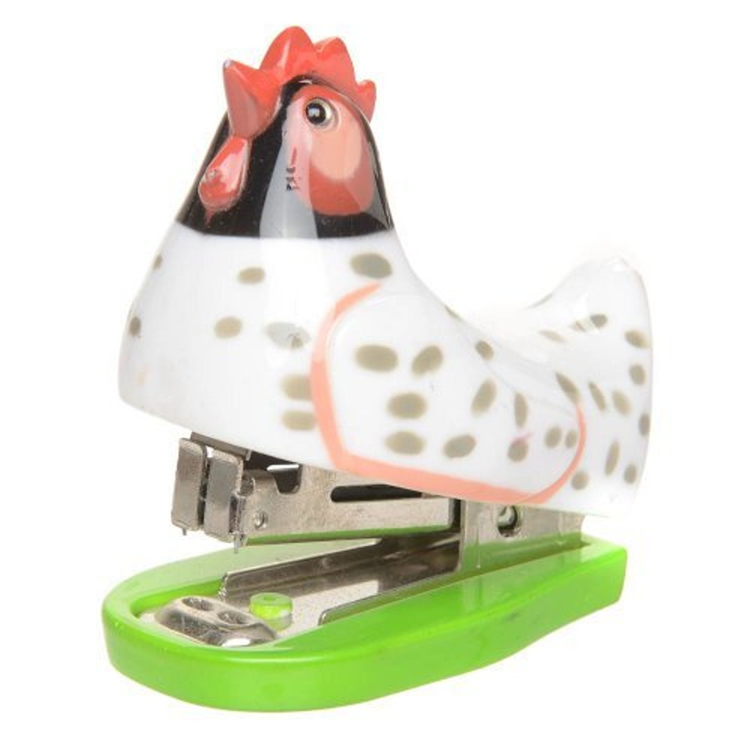 Small White Chicken Stapler - Etsy