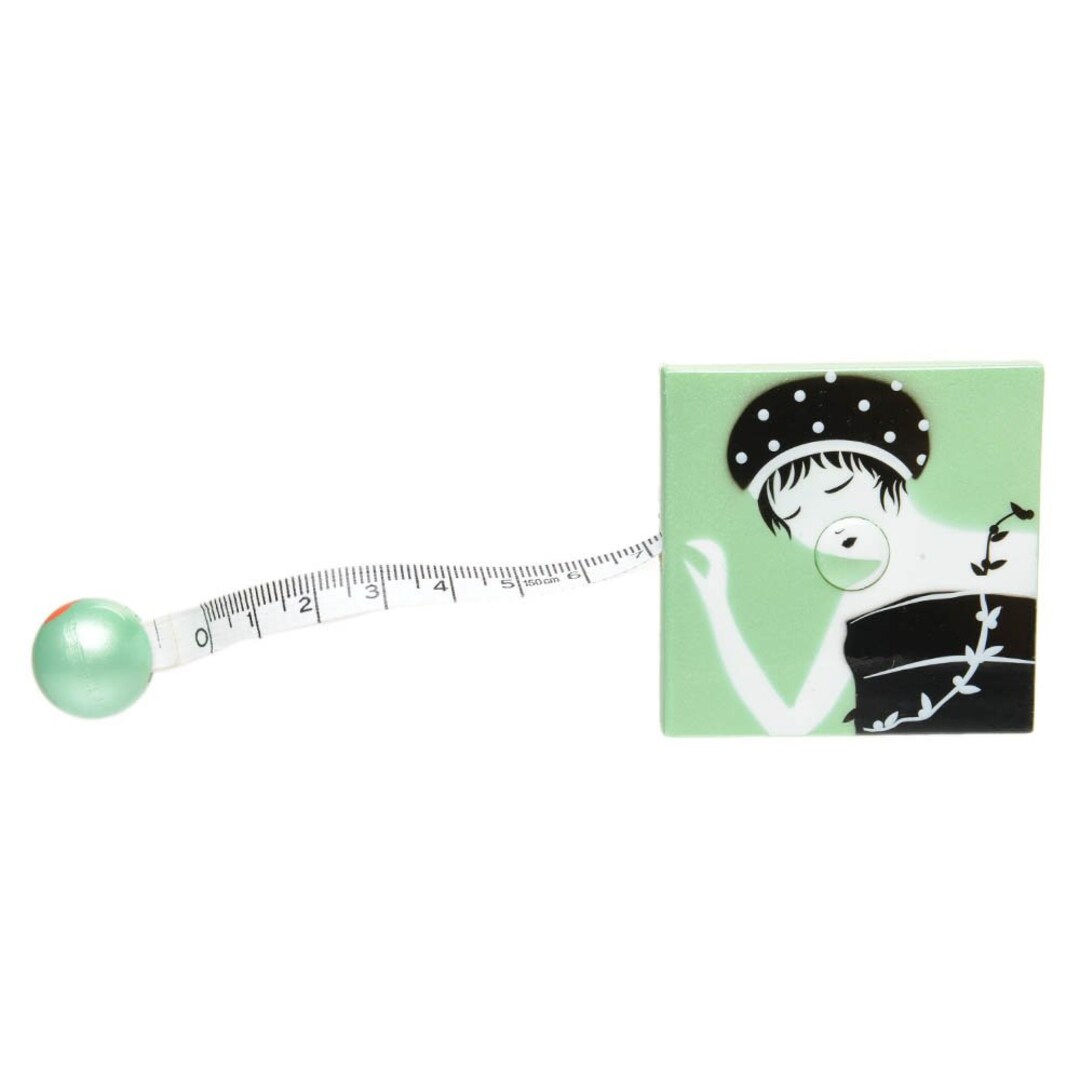 Art Deco Flower Tape Measure (5 Feet) for Crochet, Cloth Measuring ...