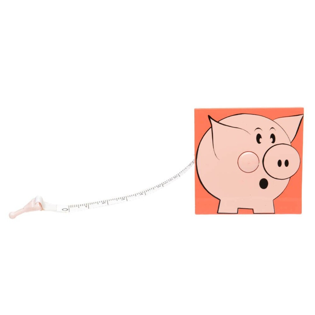 Pig Tape Measure (5 Feet) for Crochet, Cloth Measuring, Sewing, Fabric ...