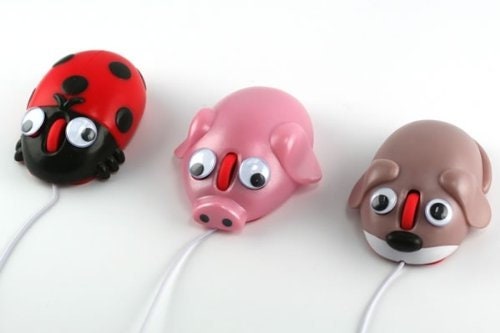 Pig Computer Mouse With Bobble Eyes and Mood Light - Etsy