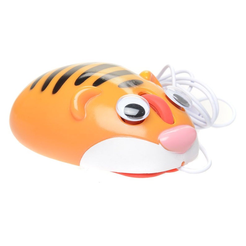 Tiger Computer Mouse With Bobble Eyes and Mood Light - Etsy