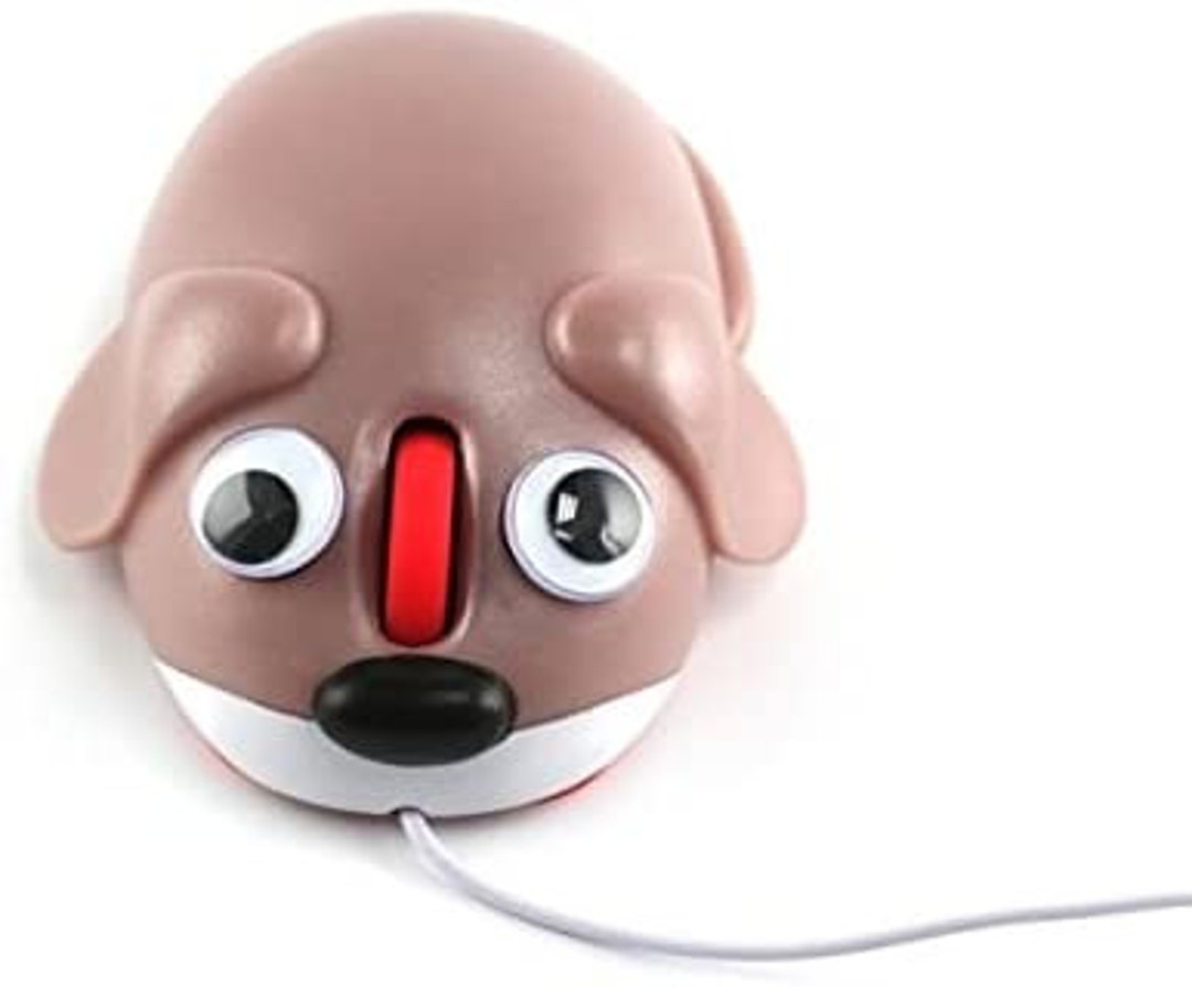 Puppy Dog Computer Mouse With Bobble Eyes and Mood Light - Etsy