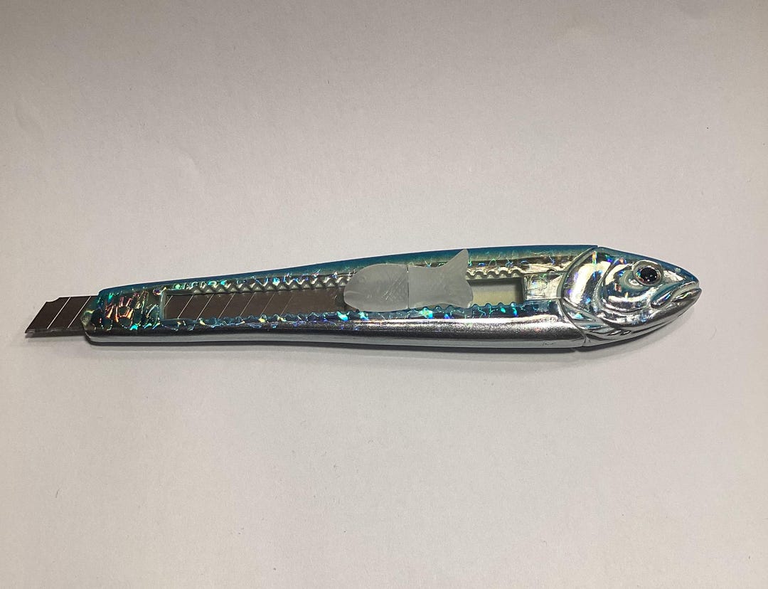 Blue Utility Fish Box Cutter - Etsy