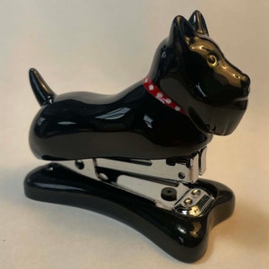 Small Dog Stapler Glossy Detailed Decorative - Etsy