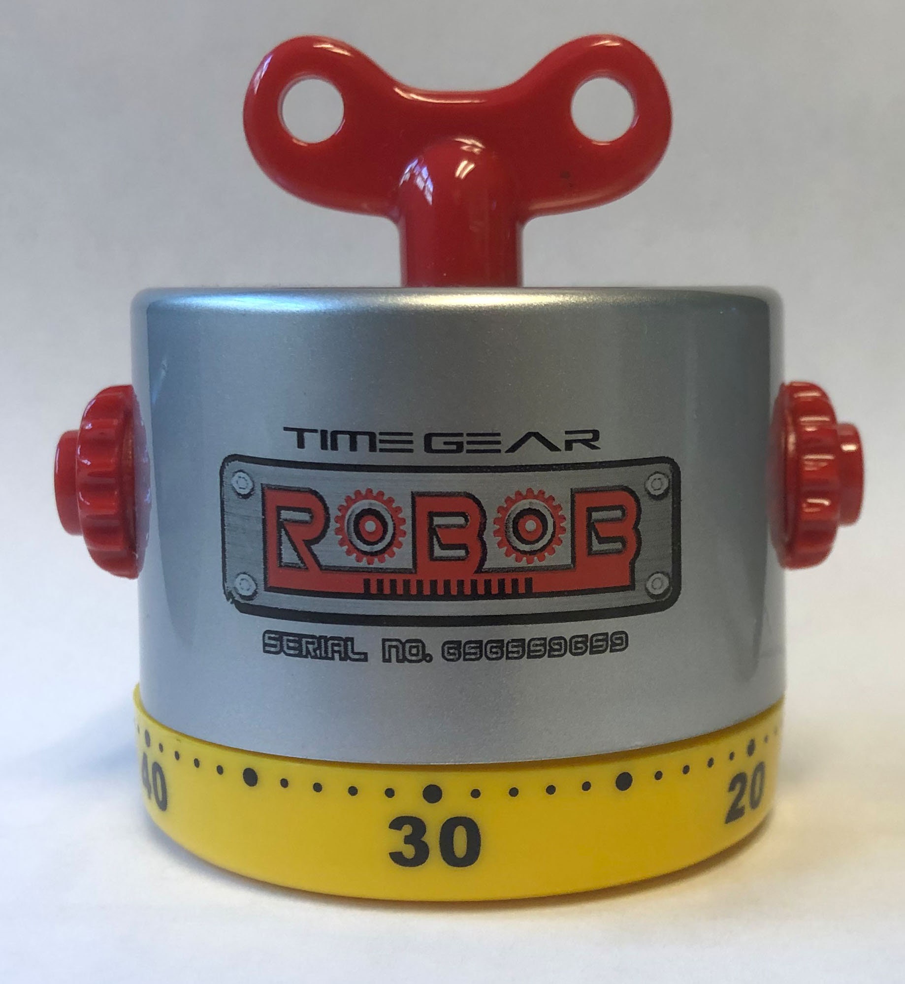 Robot Timer Retro Silver - Etsy