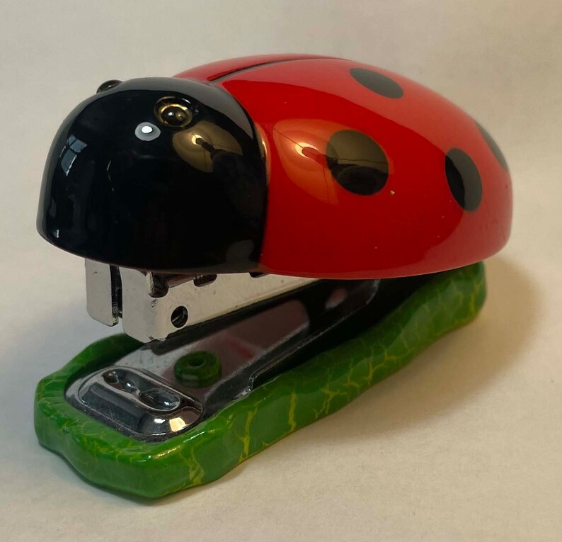 Small Ladybug Stapler Glossy Detailed Decorative - Etsy