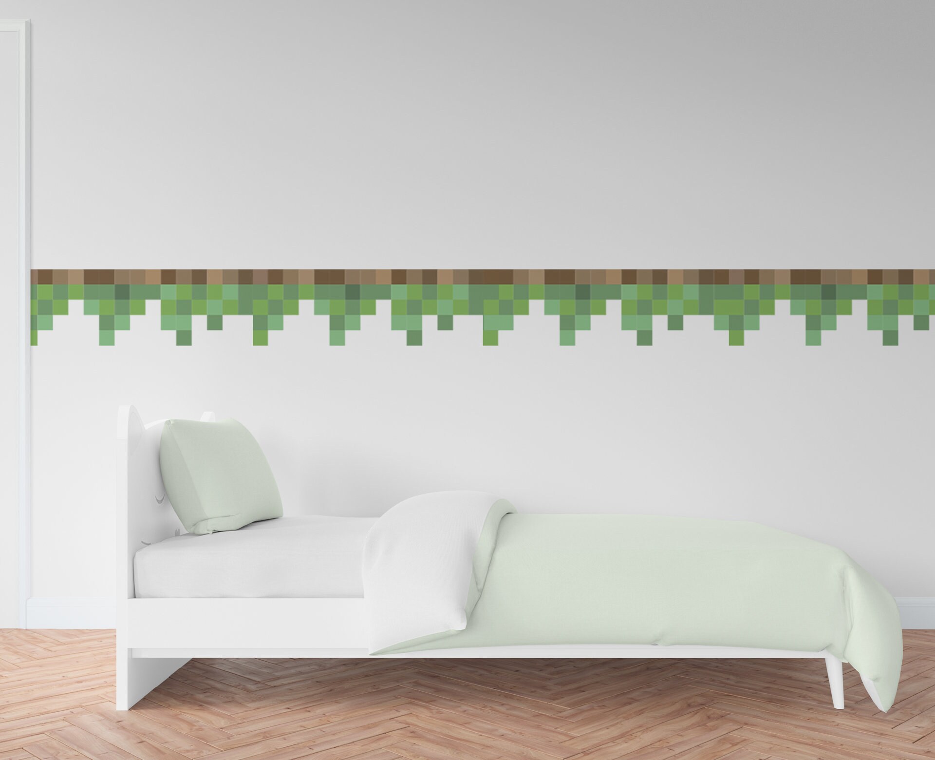 Large Gaming Wall Decal for Kids Bedroom Video Game Mine Wall Decal ...