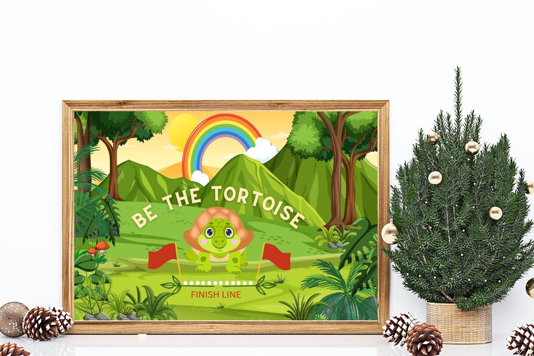 Be the Tortoise - Printable Affirmation Wall Art for Kids or Kids-at ...