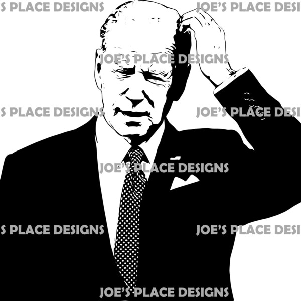 Joe Biden Confused Vector - Etsy