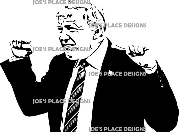 Trump Double Fist Pump Vector Image Files EPS and SVG - Etsy