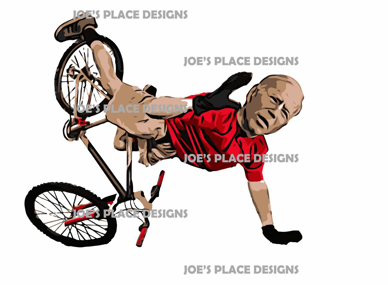 Joe Biden Falling off Bike Vector EPS and SVG Formats - Etsy