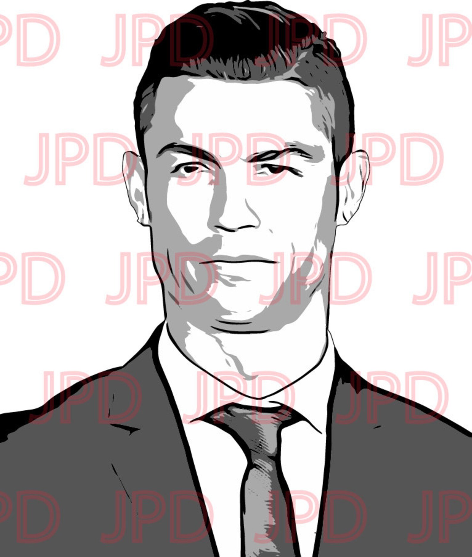 Cristiano Ronaldo Vector Image Files (.svg, .pdf, .ai, & .eps Formats ...