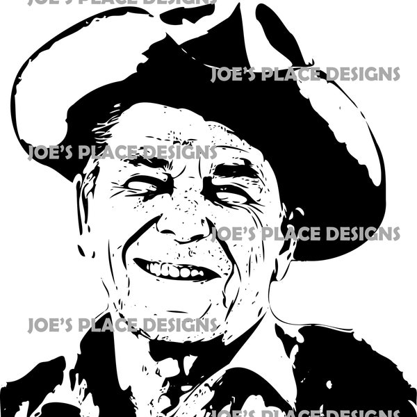 Ronald Reagan Svg - Etsy