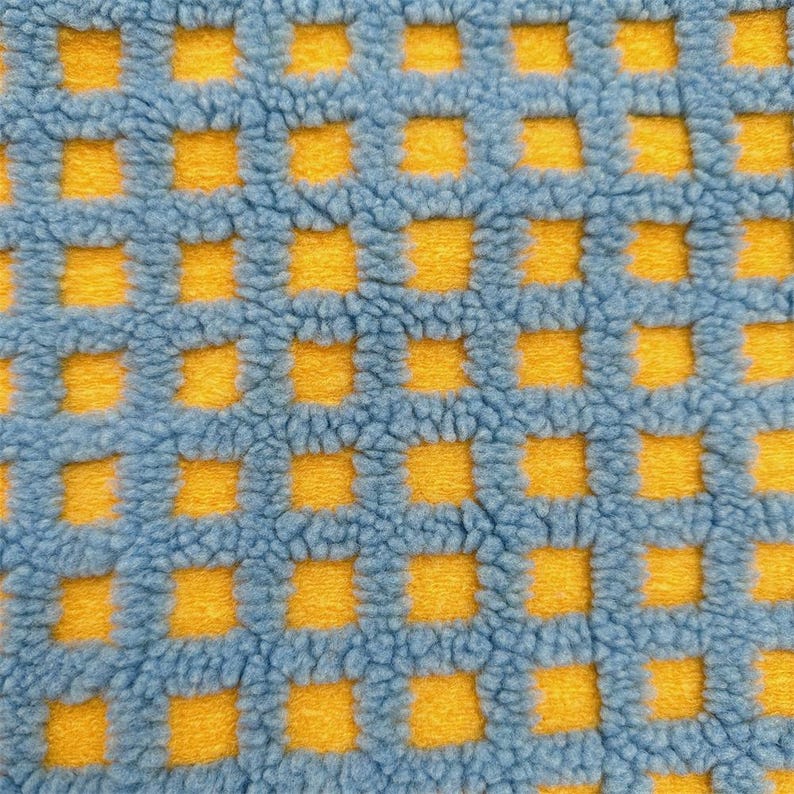 Waffle Plaid Sherpa Fabric,sherpa Fabric,plaid Fabric,jacket Fabric ...