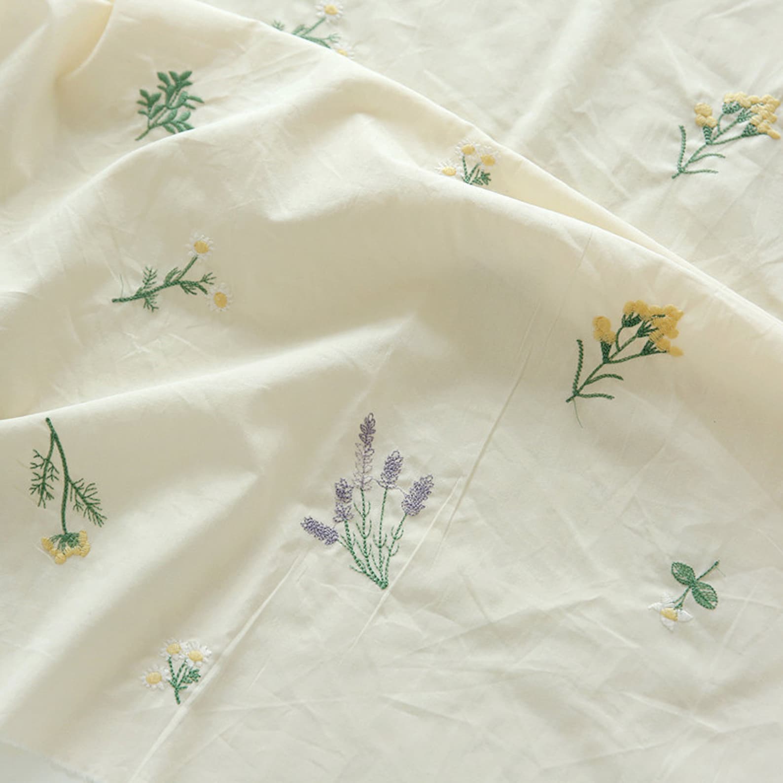 Floral Cotton Fabric,embroidered Fabric,flower Fabric,cotton Fabric ...