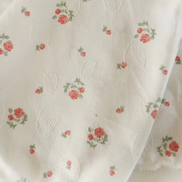 Rose Print Fabric - Etsy