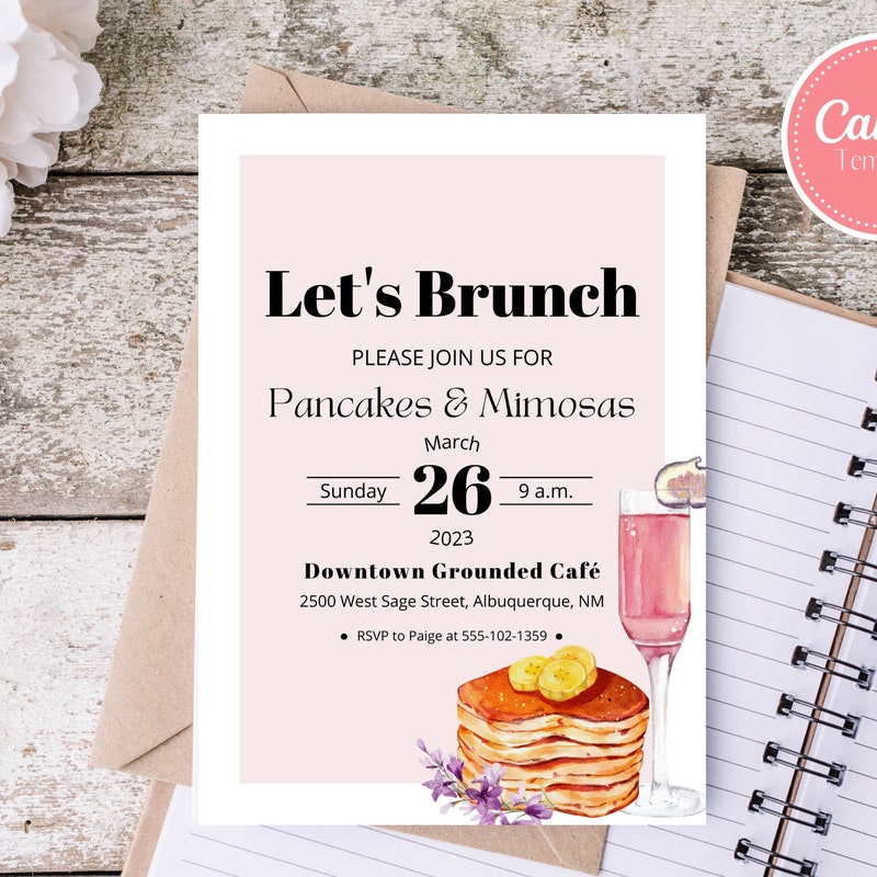 Brunch Invitation - Etsy