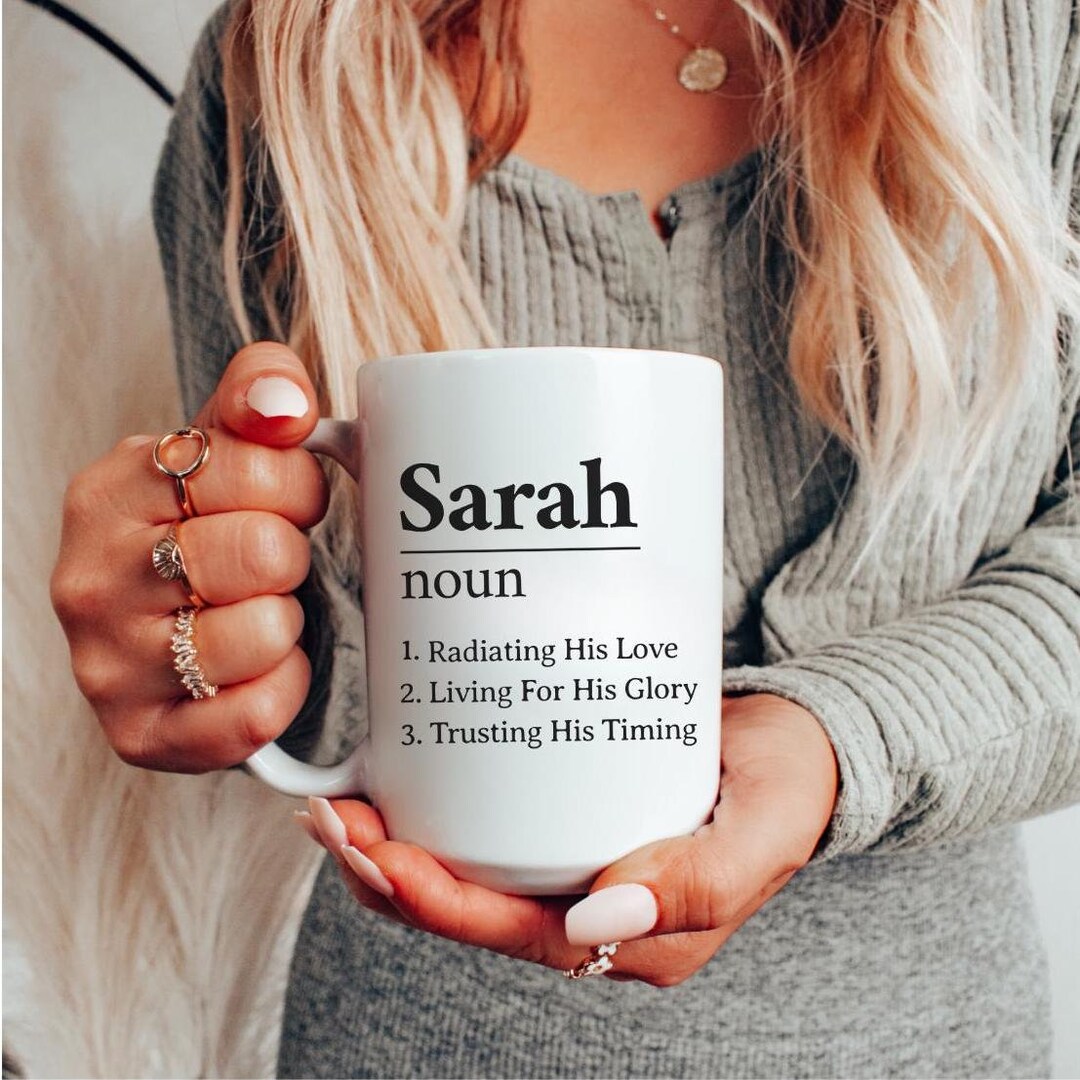 Personalized Name Definition Mug for Christian Custom Affirmation Mug ...