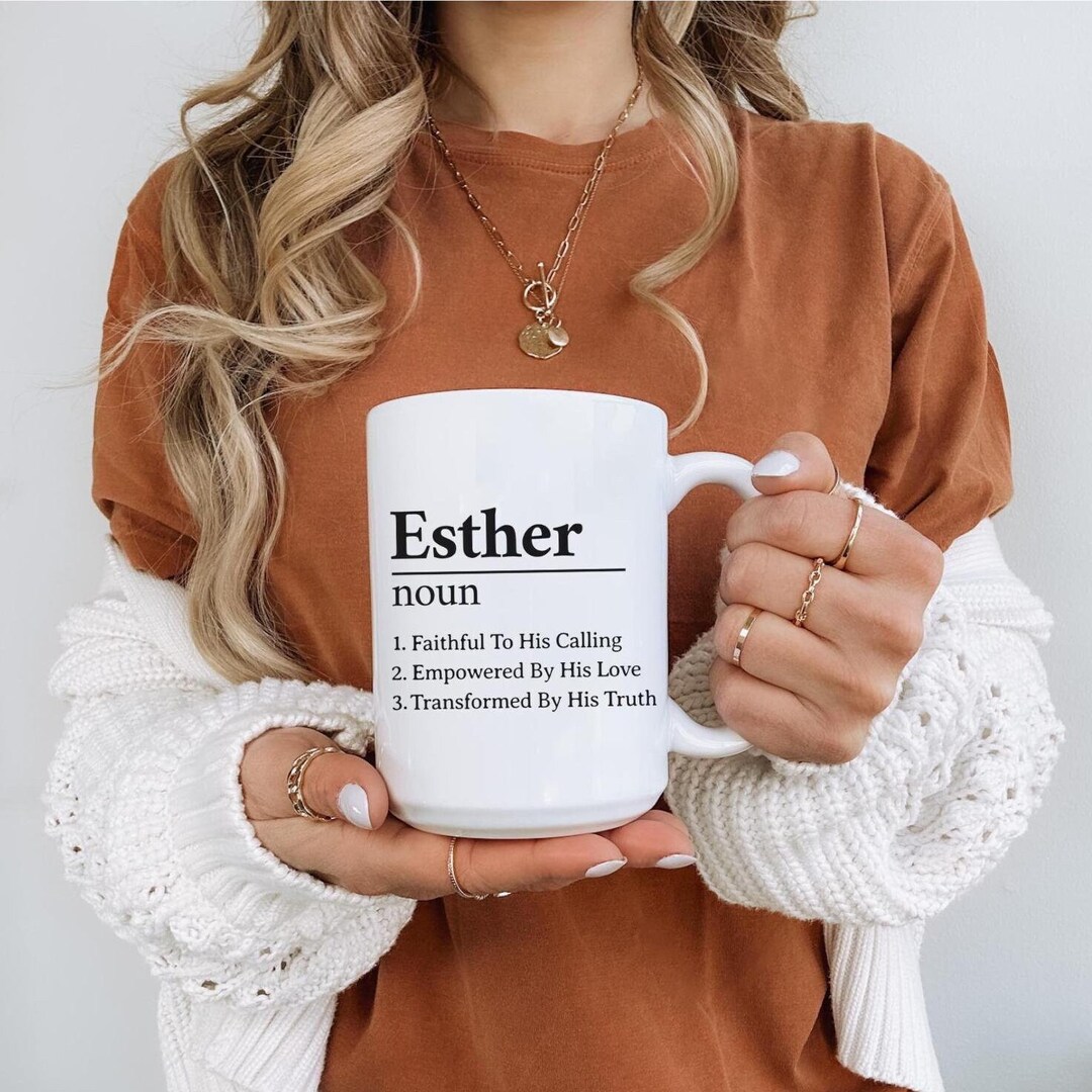 Custom Christian Name Definition Mug for Christian Custom Affirmation ...
