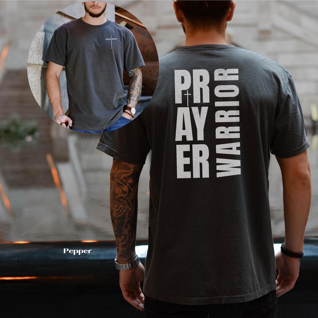 Prayer Warrior Shirt, Christian Shirt, Prayer Gifts, Christian Gift ...