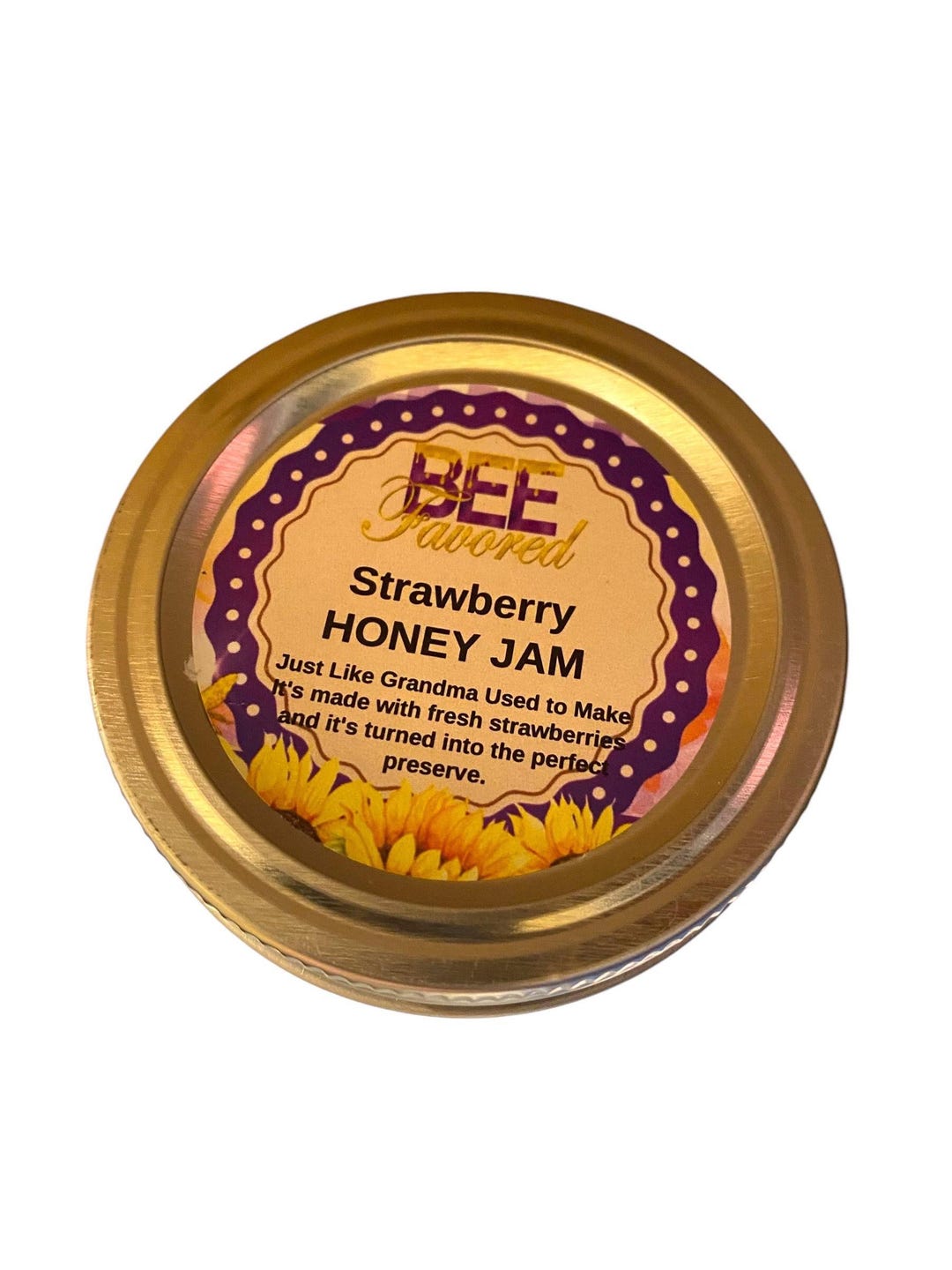 Strawberry Honey Jam - 8oz Limited Batch - Etsy