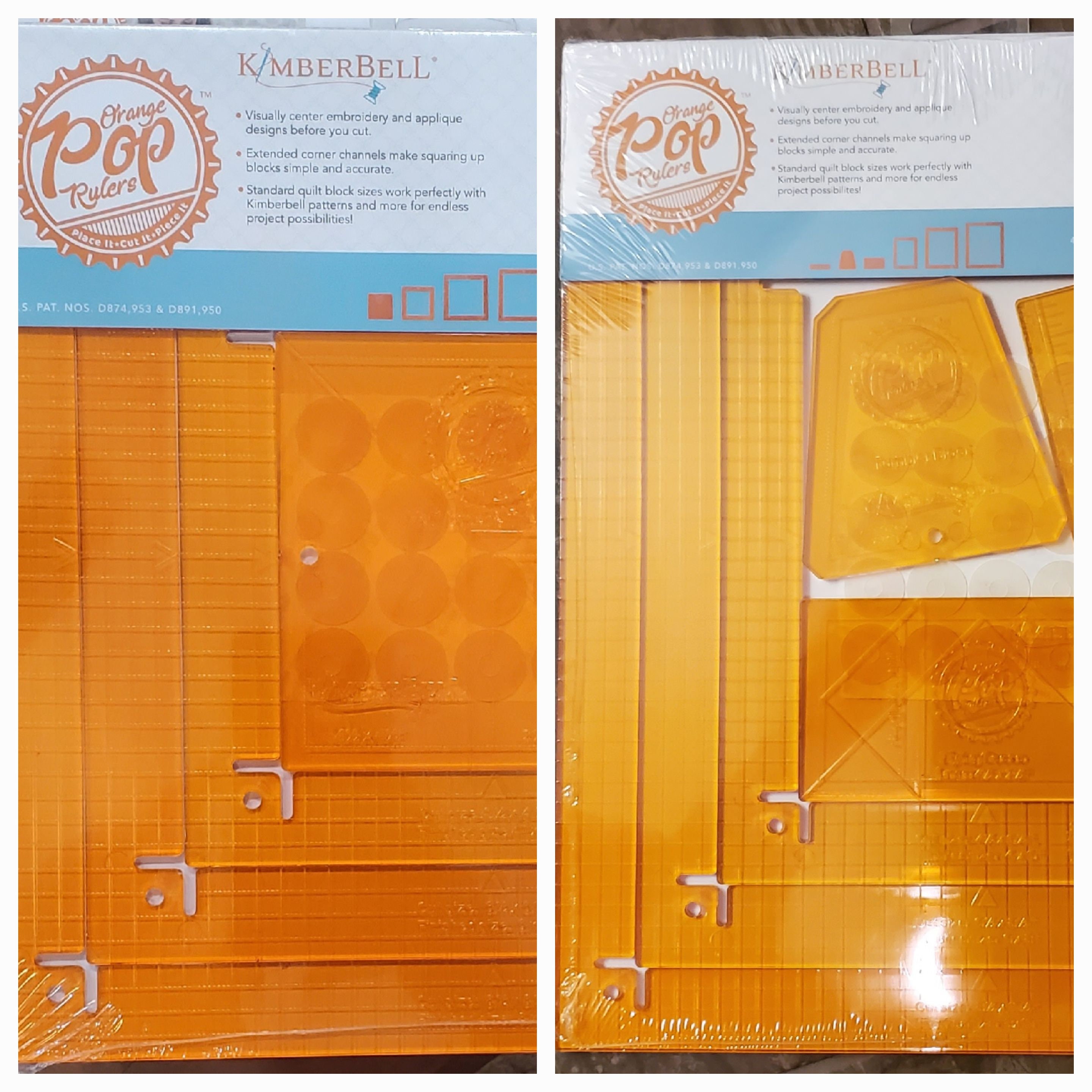 Kimberbell Orange Pop Rulers - Etsy