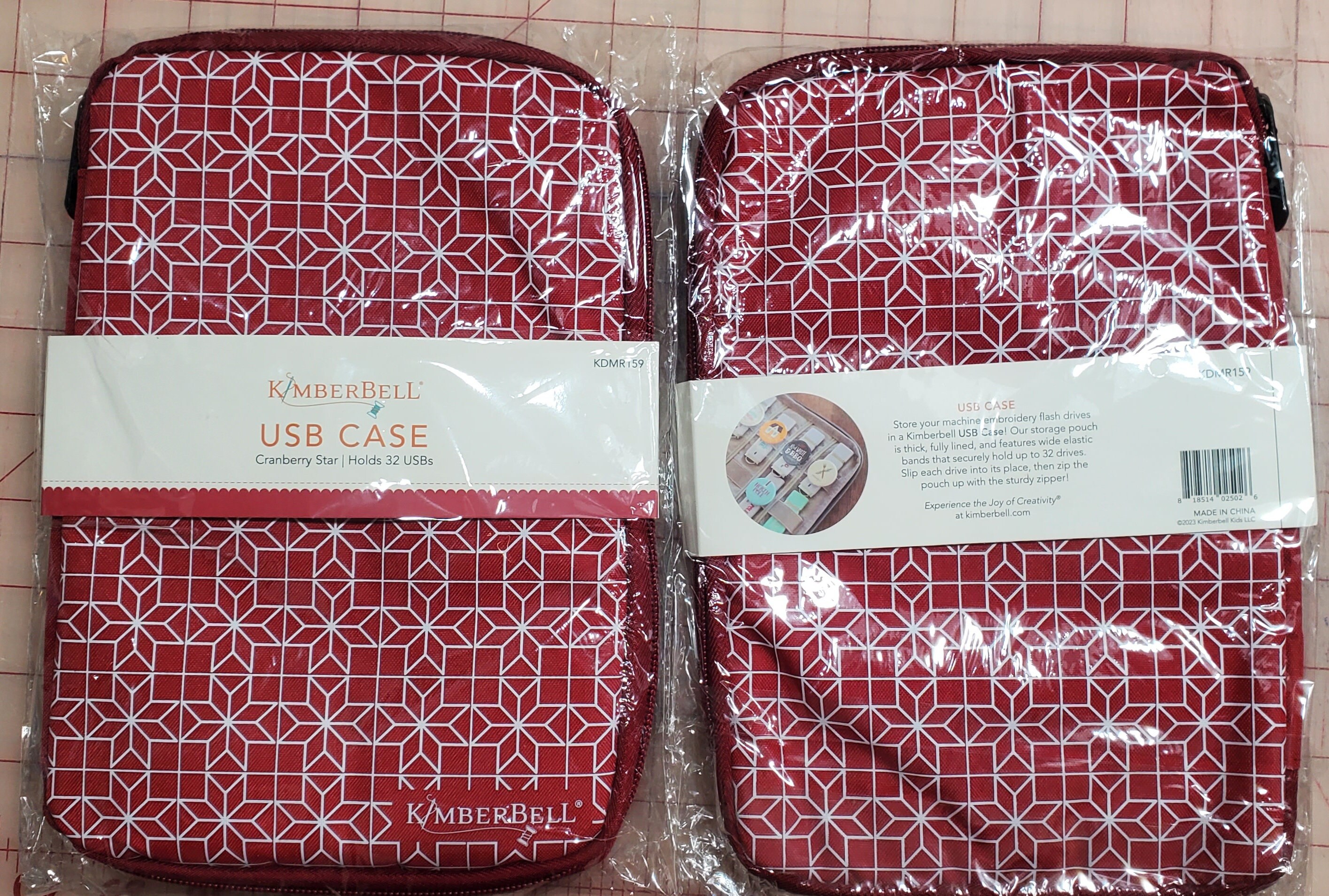 Kimberbell Tape Dispenser OR USB Case Cranberry - Etsy