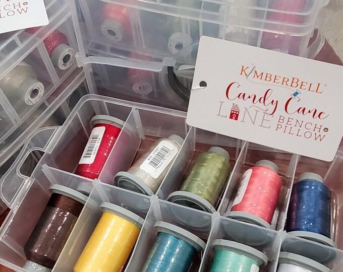 Kimberbell Candy Cane Lane Bench Pillow Thread Collection - Etsy