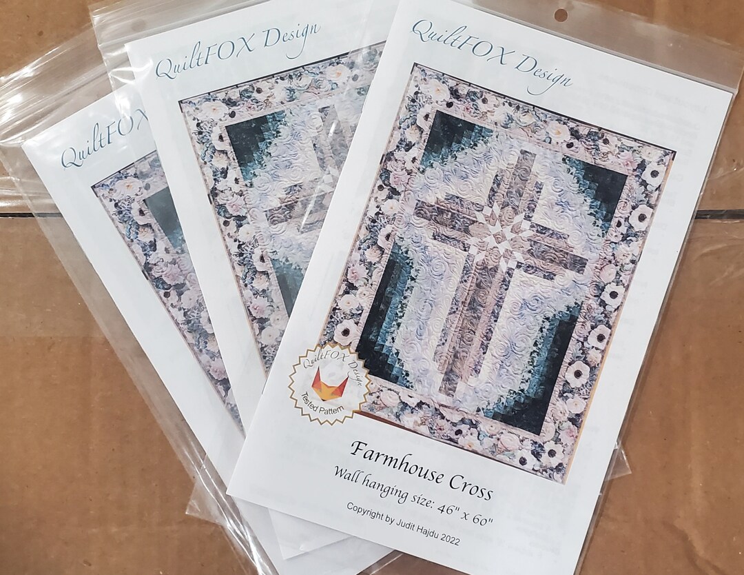 Farmhouse Cross Quilt Pattern - Etsy