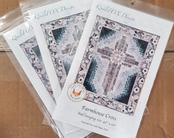 Farmhouse Cross Love Letter Quilt KIT - Etsy