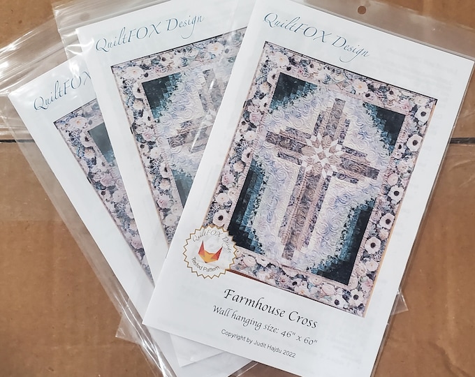 Farmhouse Cross Quilt Pattern - Etsy