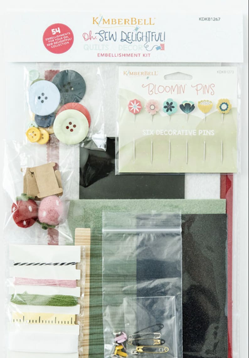 Kimberbell Oh Sew Delightful Pattern/book AND Embellishment Kit - Etsy