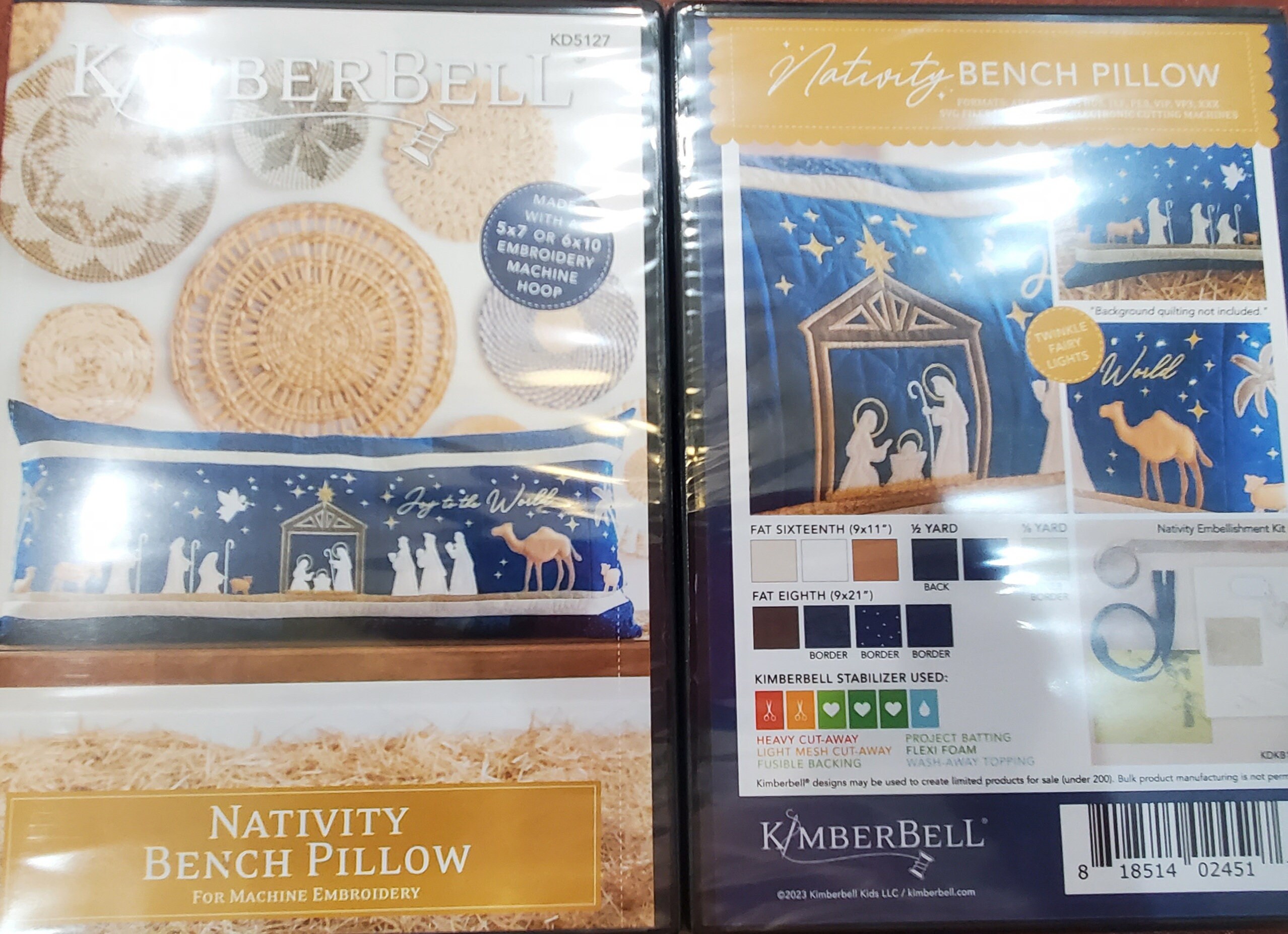 Kimberbell Nativity Bench Pillow - Etsy