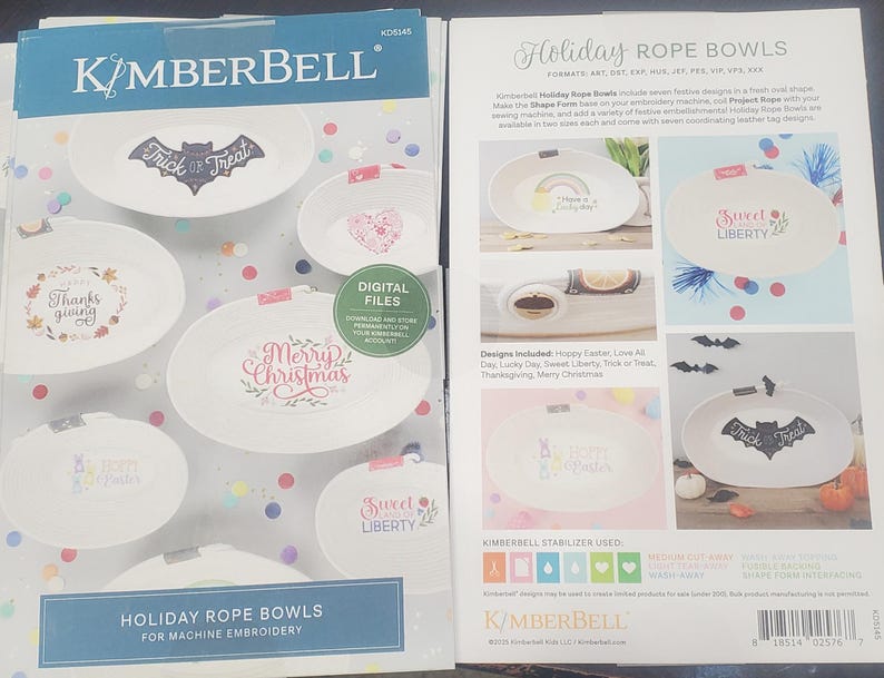 Kimberbell Holiday Rope Bowl - Etsy