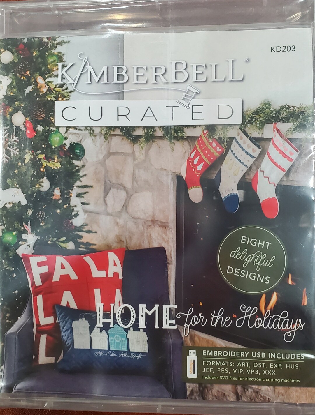 Kimberbell Curated Home for the Holidays USB - Machine Embroidery - Etsy