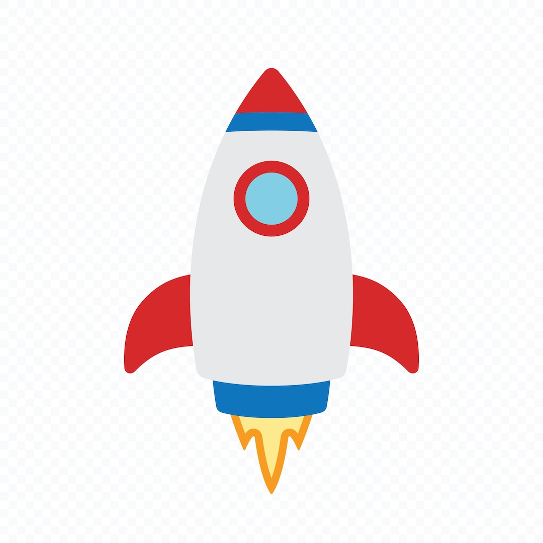 Rocket Ship SVG: Printable Space Clipart (digital Download, 12"x12") - Etsy