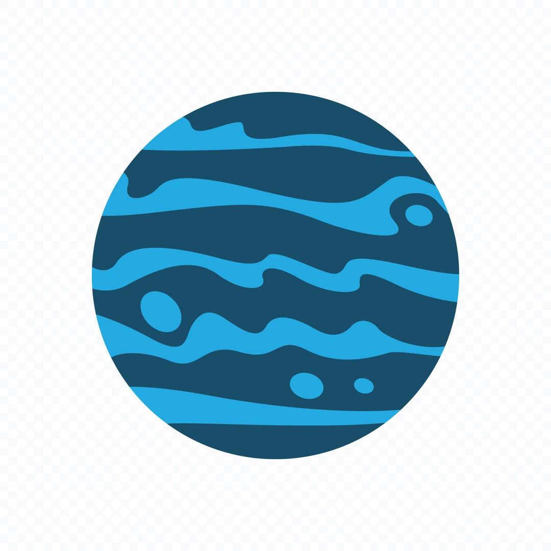 Planet (1) SVG - Printable Clipart Cut File, Instant Digital Download ...