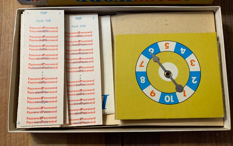 Password 1966 Vintage Board Game - Etsy