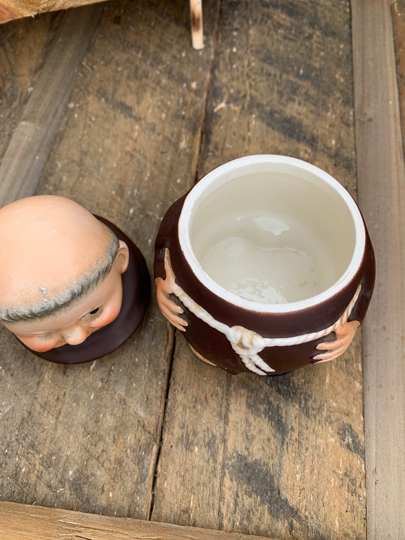 Vintage Goebel West Germany Friar Tuck Mustard Jar - Etsy