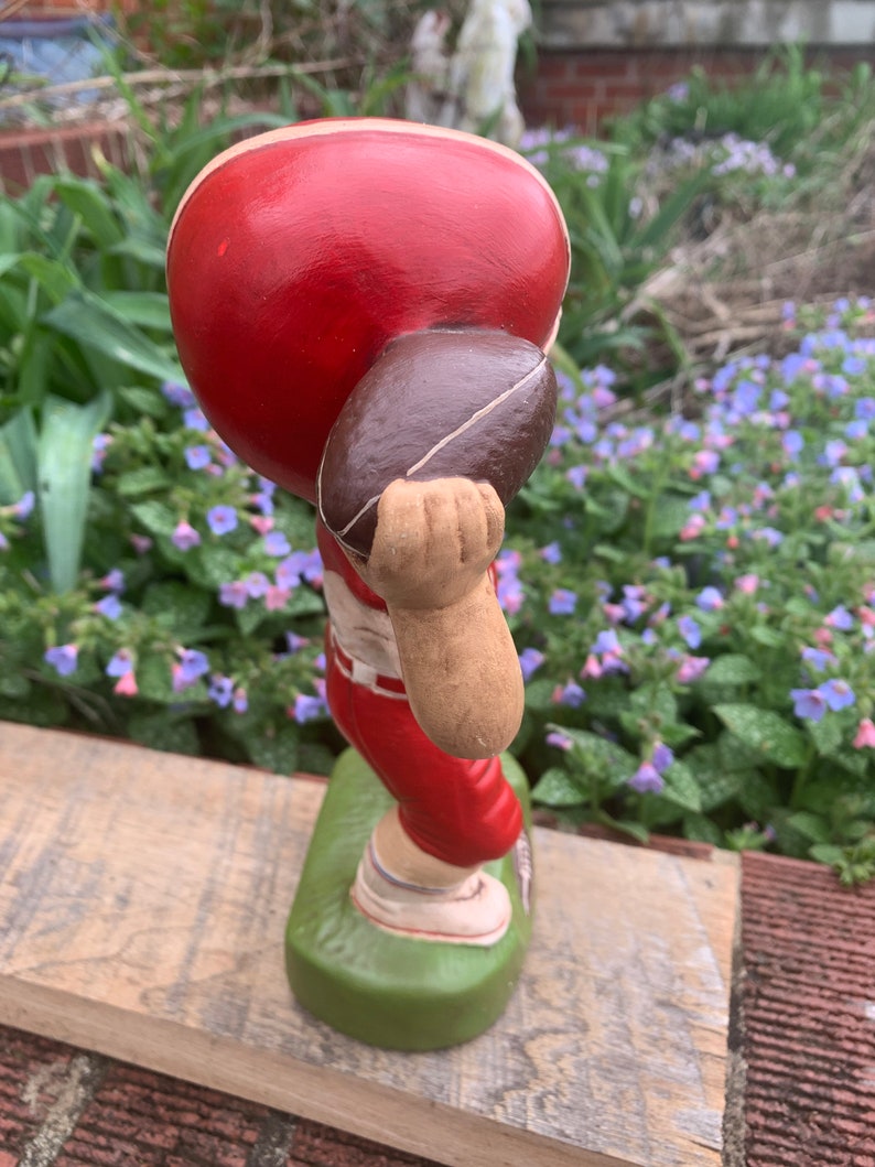 Vintage Ceramic Football Player - Etsy