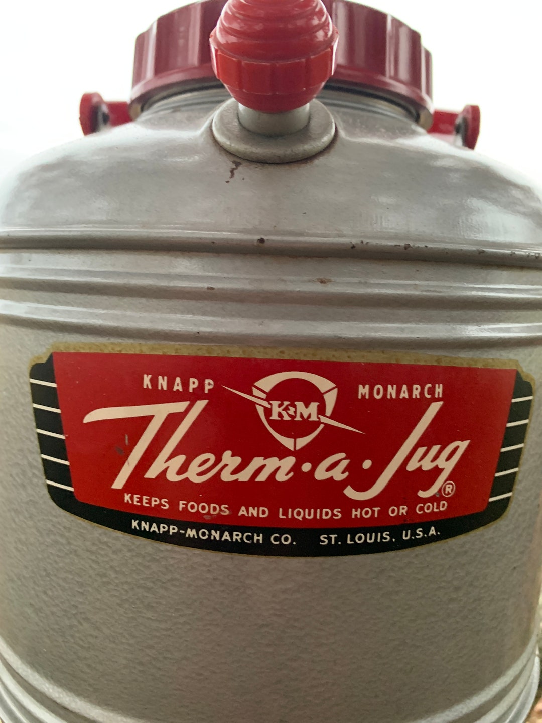 Vintage Knapp Monarch Therm-a-jug Thermos - Etsy