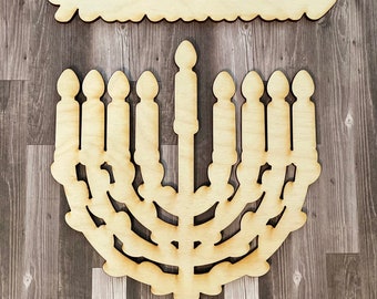 Menorah Cut Outs - Etsy