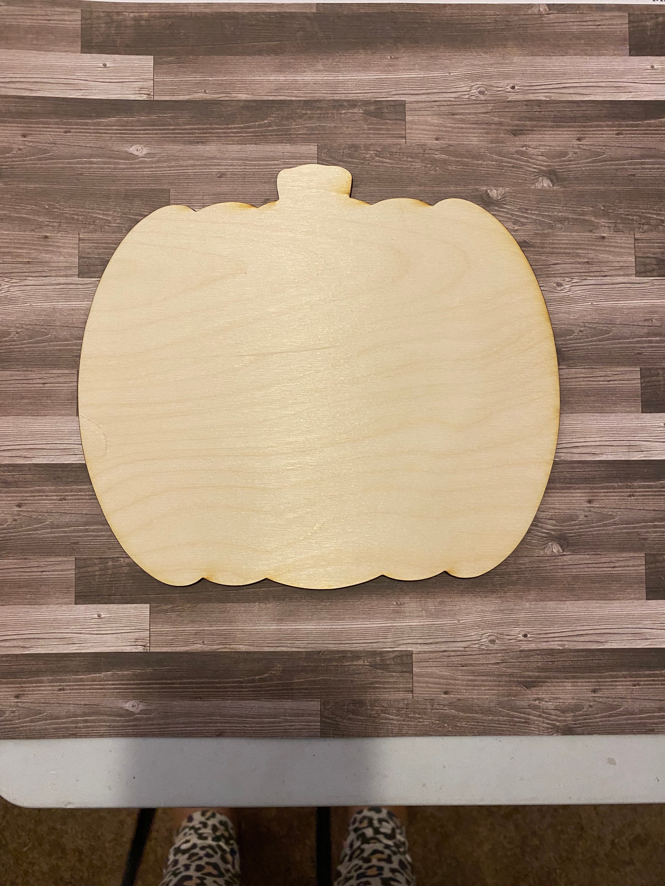 Happy Halloween Pumpkin Wood Cut Outs Chalk Couture DIY - Etsy