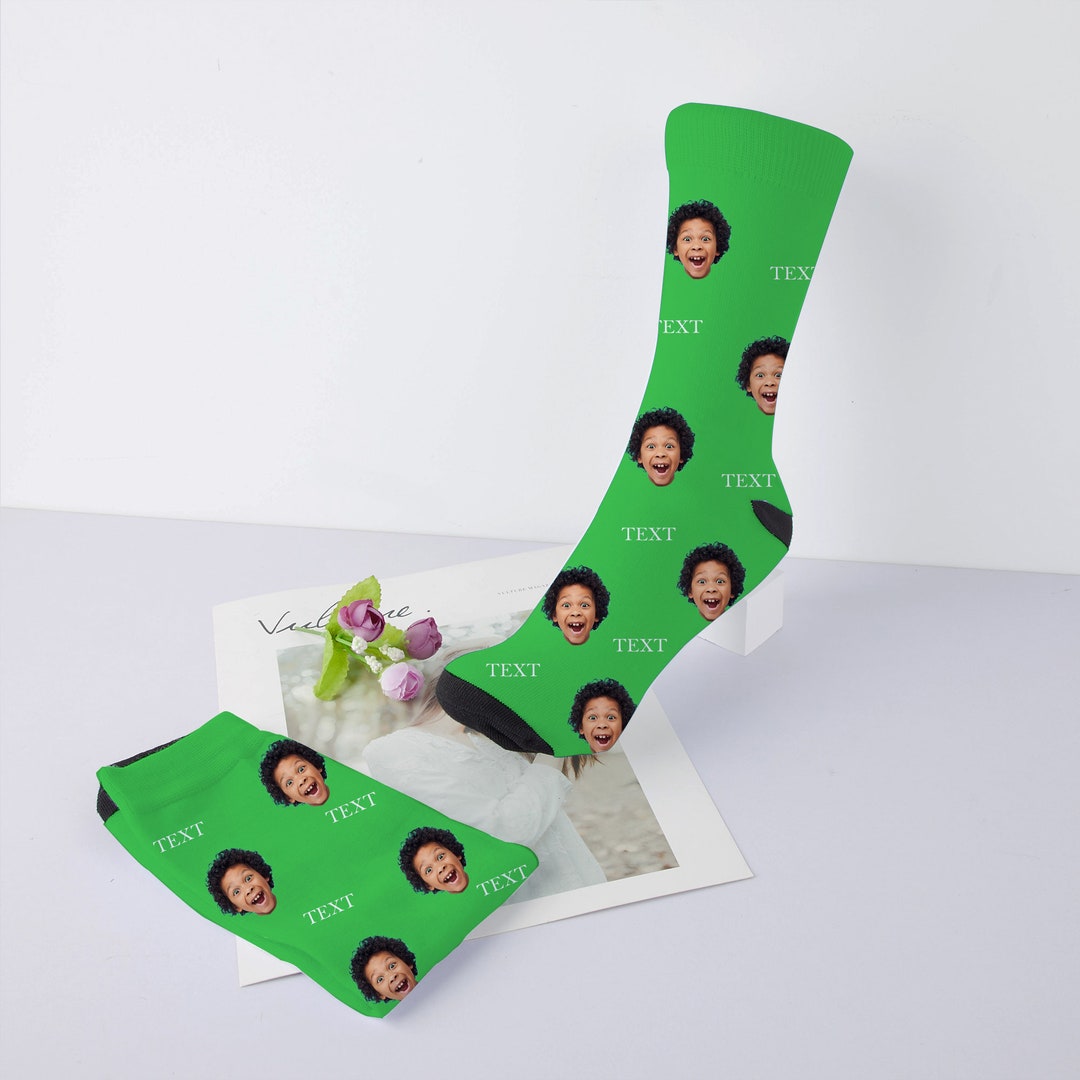Socks With Face,personalized Socks,faces on Socks,personalized Socks ...