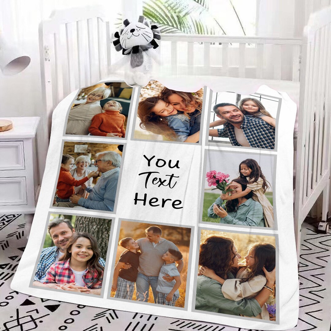 Personalized Photo Blanketfamily Photo Blanketbaby Photo - Etsy