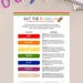 Eat the Rainbow Handouts for Kids – Printable Nutrition Education ...
