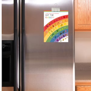 Eat the Rainbow Handouts for Kids – Printable Nutrition Education ...