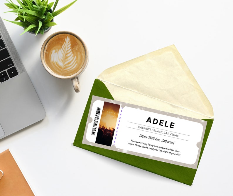 Editable Ticket Template and Printable Custom Concert Template ...