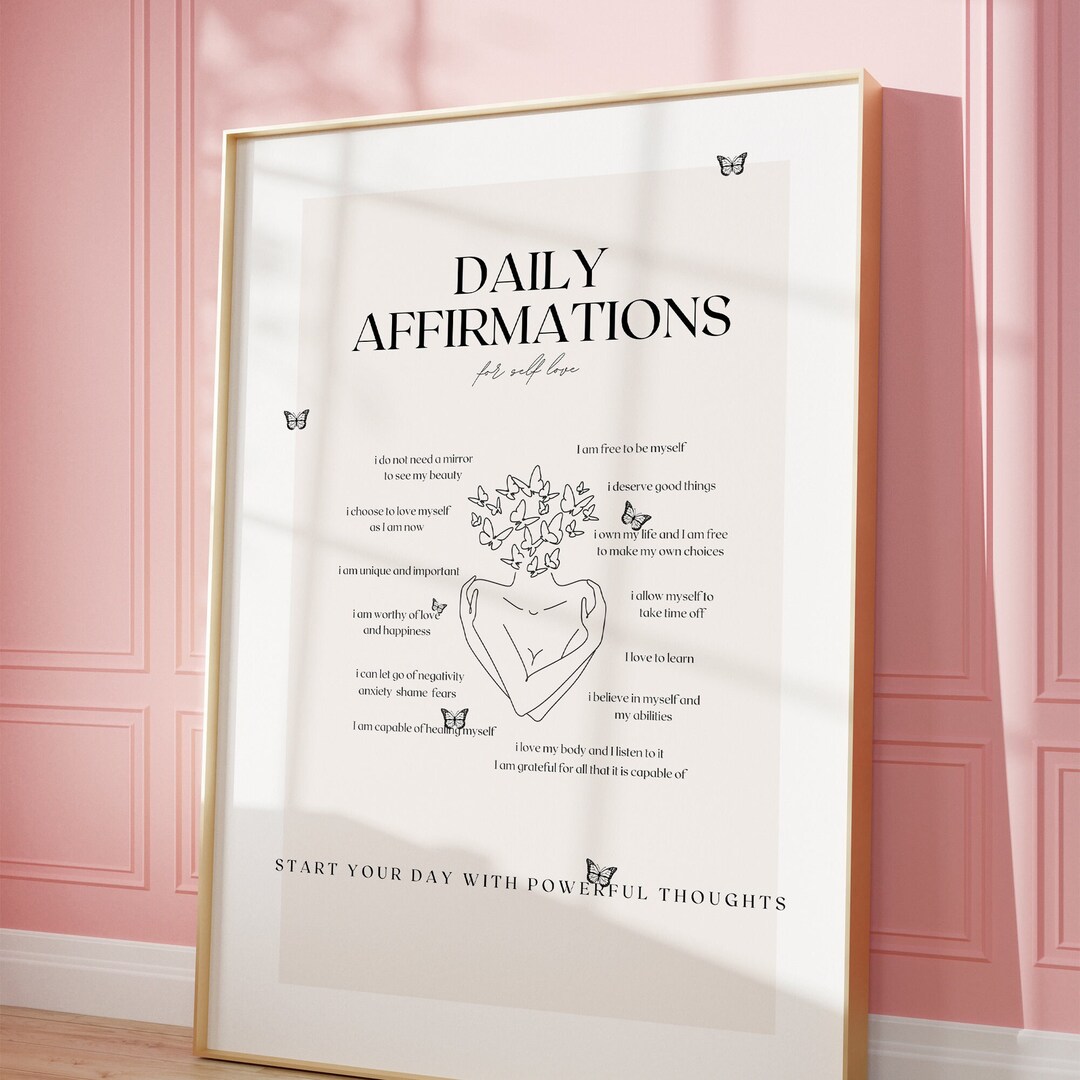 Trendy Wall Art, Prints Wall Art Trendy Neutral, Motivational Poster ...